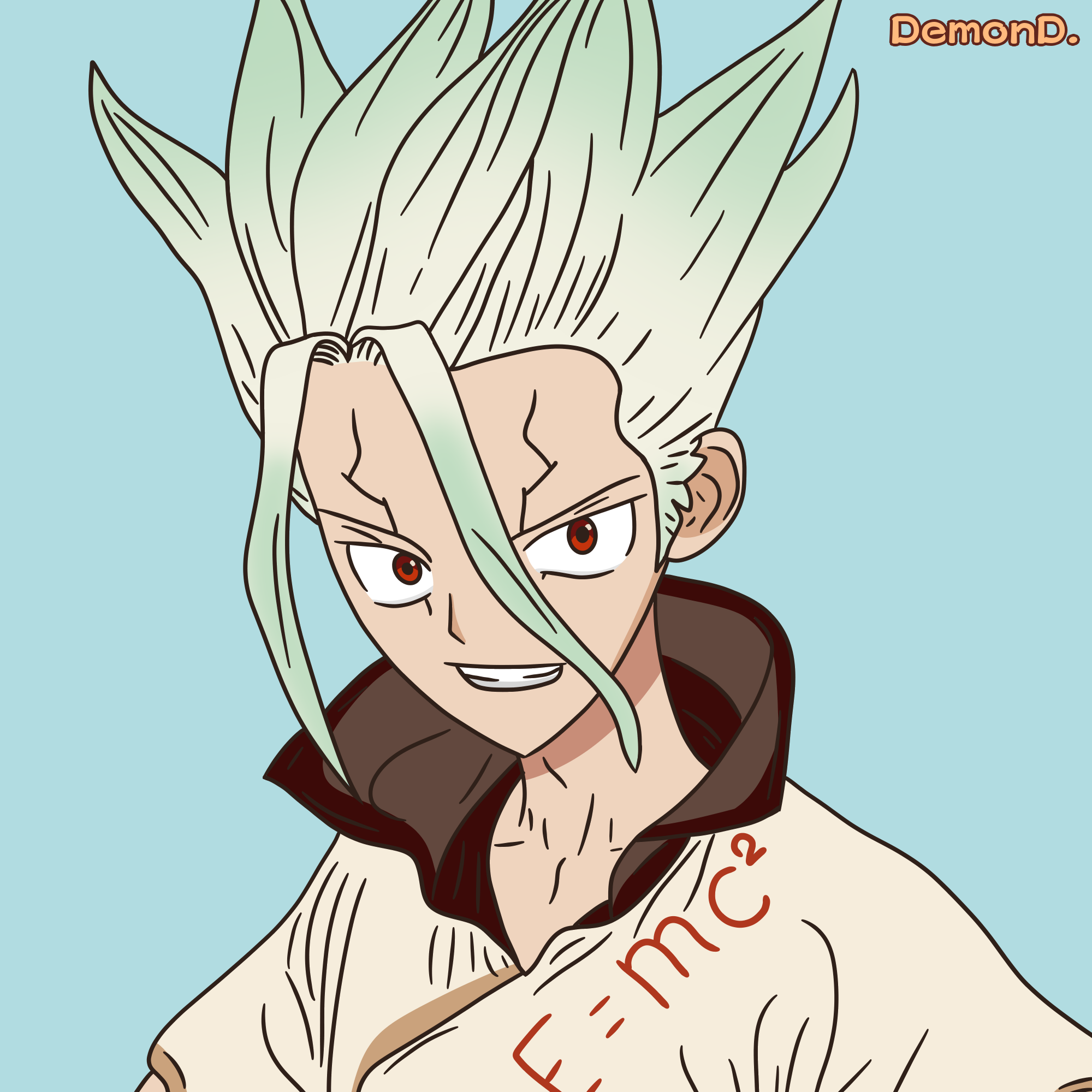 Dr Stone Senku By Demondap On Deviantart