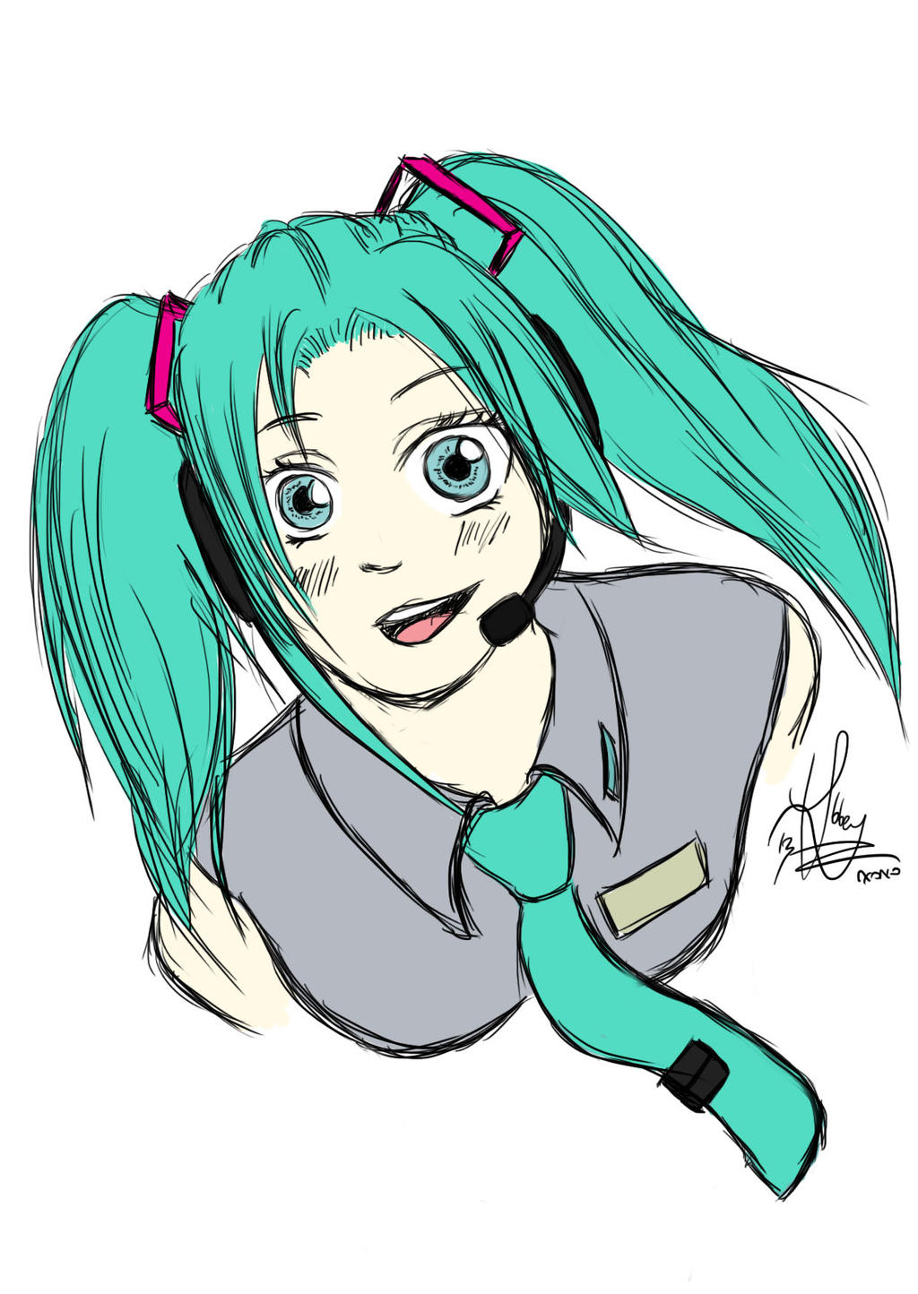 More Miku Fan Art By Aestrum On Deviantart
