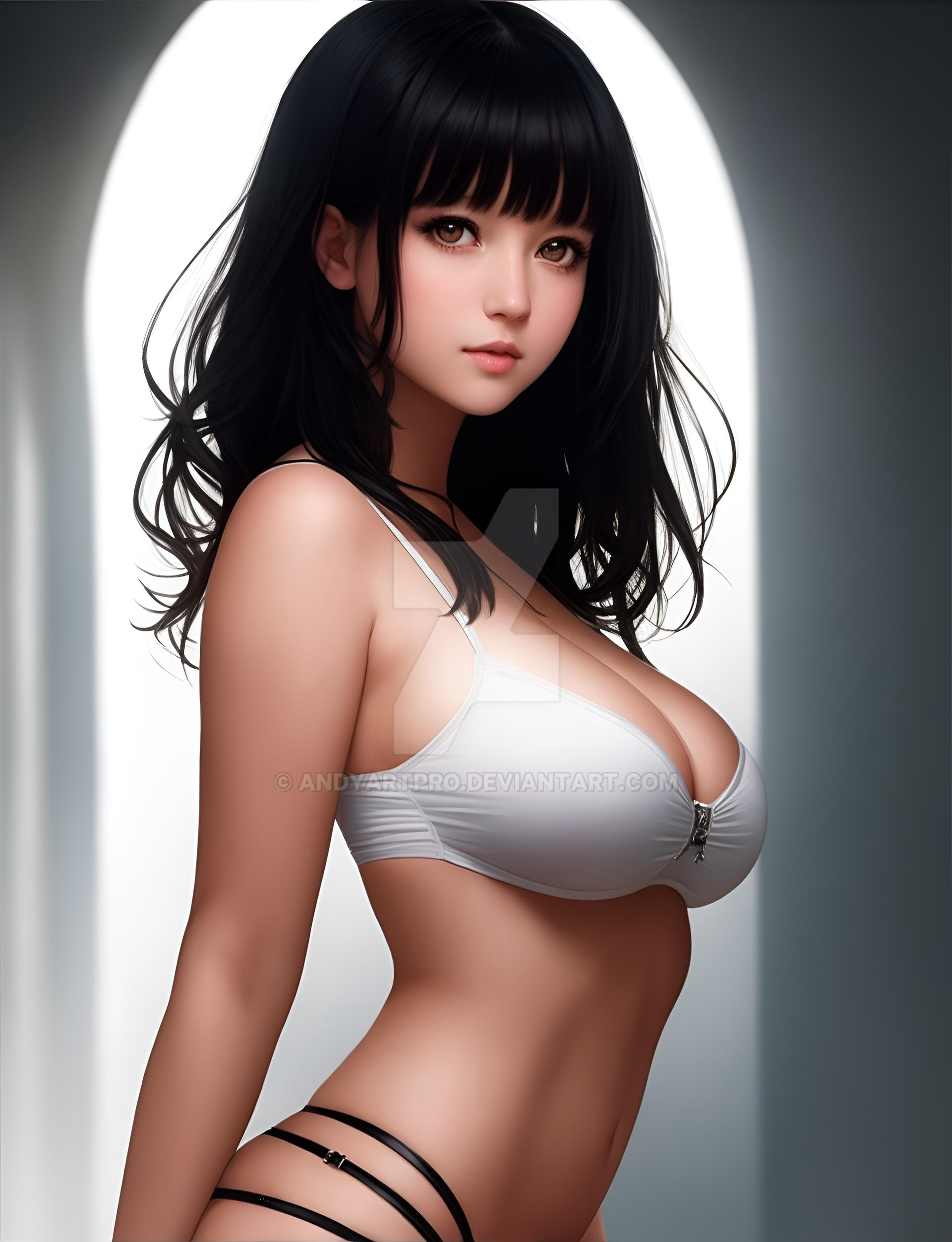 Stunning Beautiful Sexy Teenage Girl V7 By Andyartpro On Deviantart