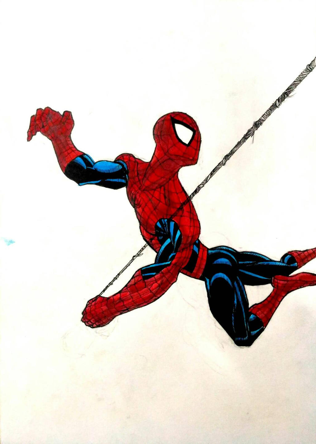 Spiderman Swinging Around By Kinkysanta On Deviantart