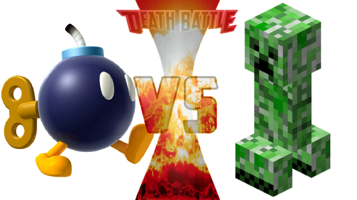 Bob Omb Vs Creeper By Riotforever On Deviantart