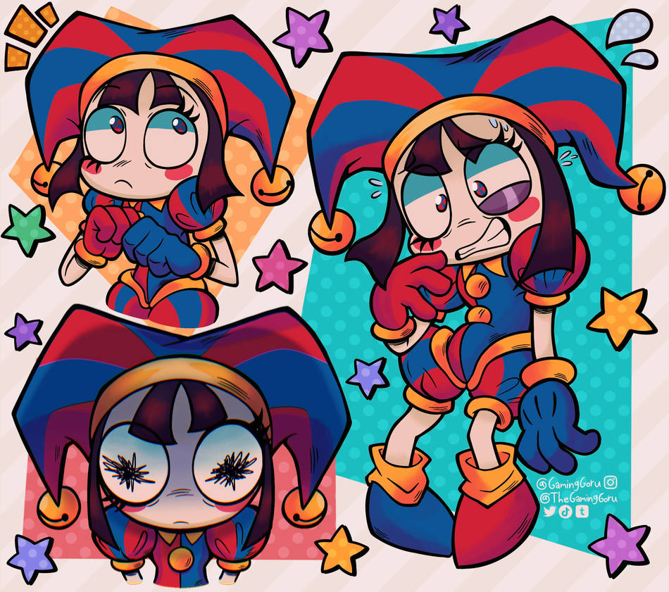 Pomni (The Amazing Digital Circus) : . by GamingGoru on DeviantArt Pomni (The Amazing Digital Circus) : . by GamingGoru on DeviantArt
