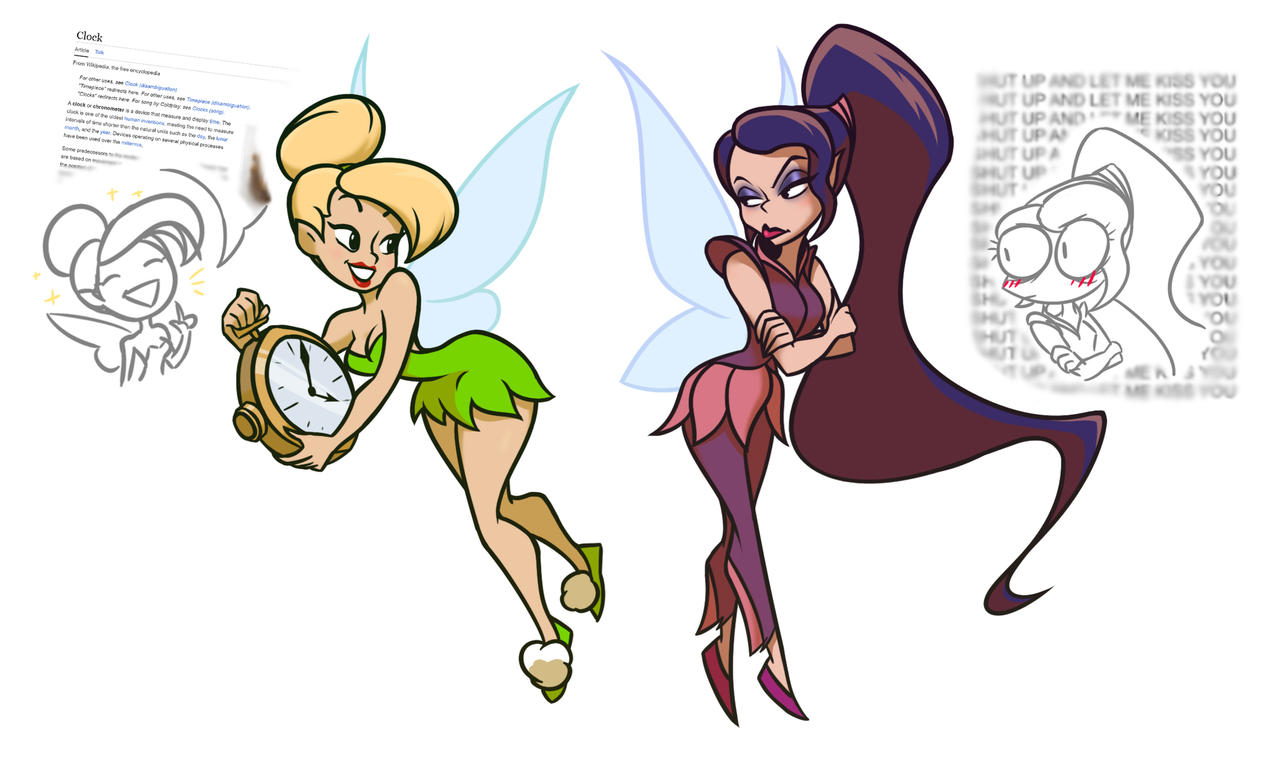 Tink And Vidia By Keenobishinobi On Deviantart