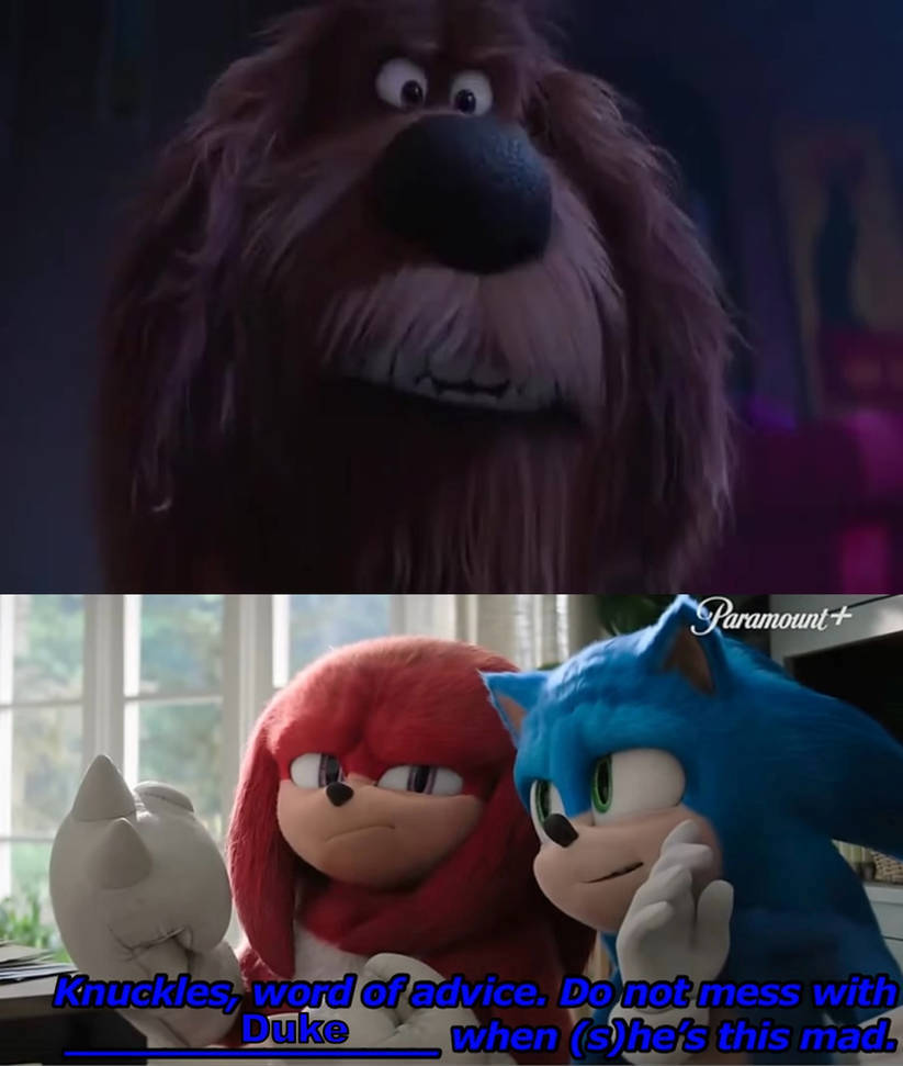 Sonic Advises Knuckles On Dukes Anger By Martinhidalgo2006 On Deviantart