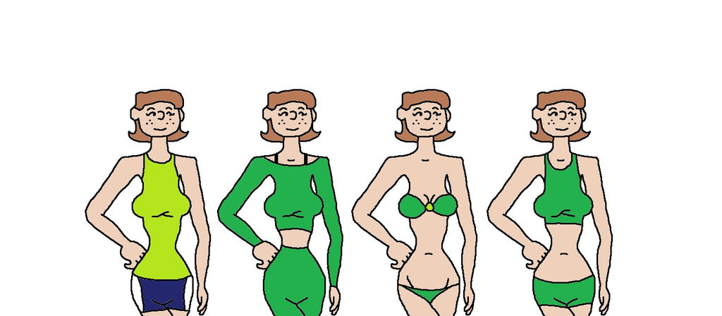 Peppermint Patty Different Outfits By Hpdrummerman On Deviantart
