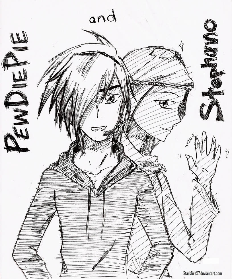 Pewdiepie And Stephano By Starkfire97 On Deviantart