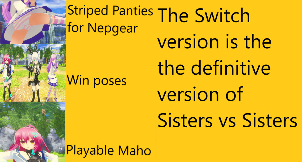 Neptunia Sisters Vs Sisters The Best Version By Greek1237 On Deviantart