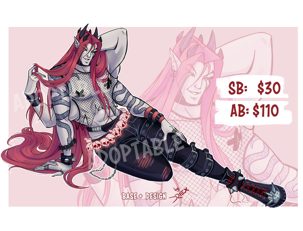 Metal Demon Adopt Closed By Driexdriexdriex On Deviantart