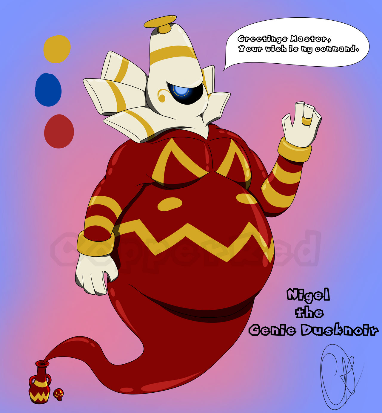 Nigel The Dusknoir By Copperred On Deviantart