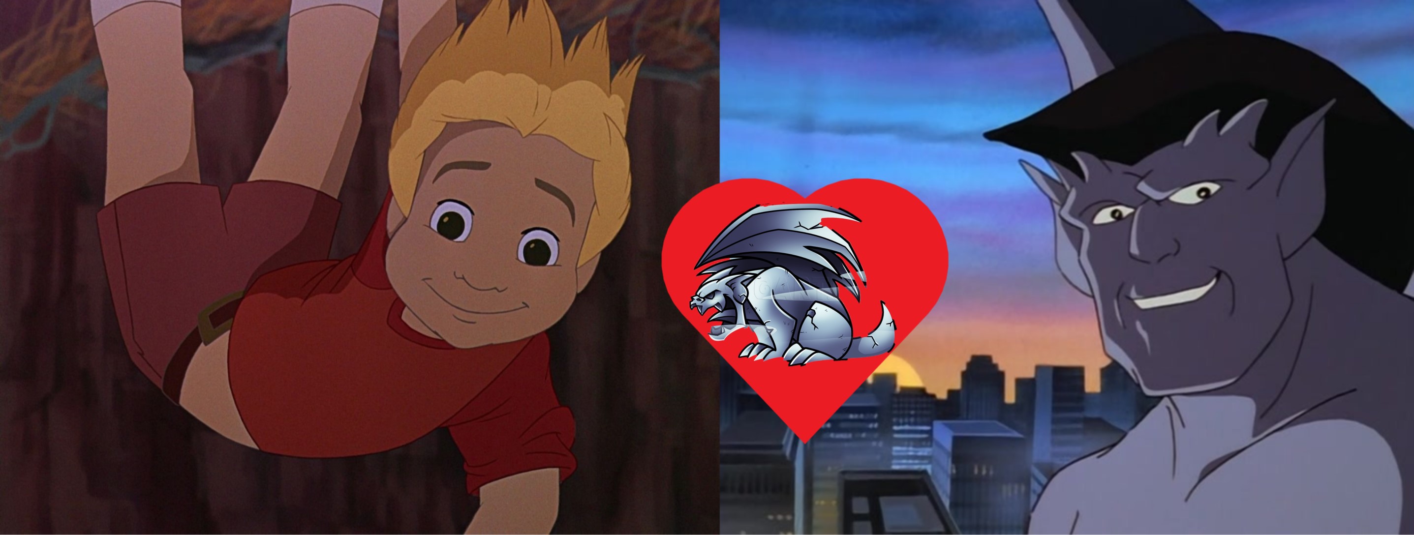 Cody The Rescuers X Goliath The Gargoyle By Voltron5051 On Deviantart