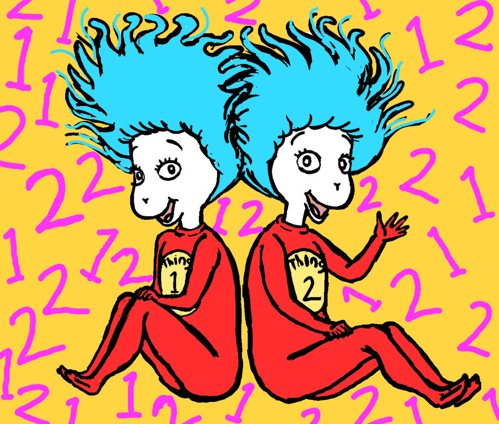 Thing One and Thing Two by harbinger-project on DeviantArt Thing One and Thing Two by harbinger-project on DeviantArt