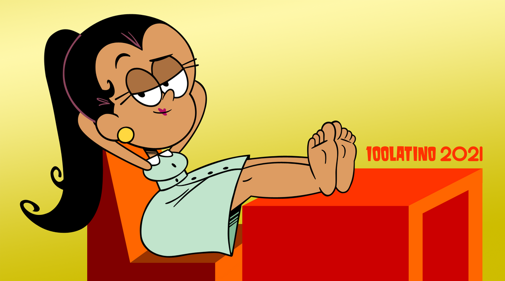 The Casagrandes Carlota With Feet Up On Desk By 100latino On Deviantart