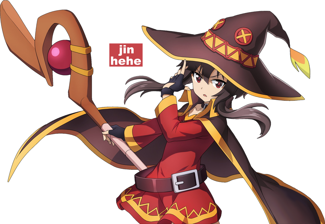 Megumin Render By Jinhehe On Deviantart