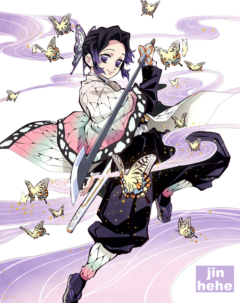 Shinobu Kochou Render By Jinhehe On Deviantart