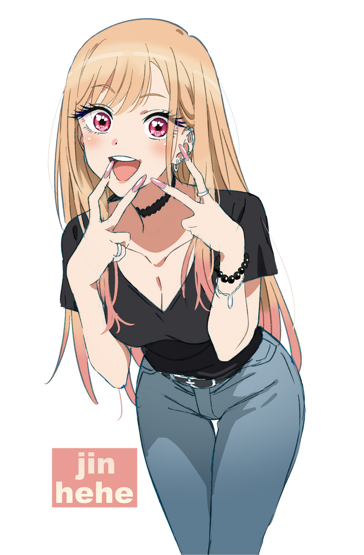 Marin Kitagawa Render By Jinhehe On Deviantart