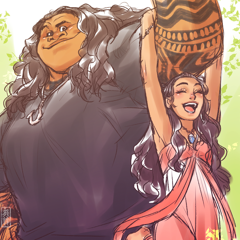 Maui X Moana Modern Version By Ryukigaryu On Deviantart