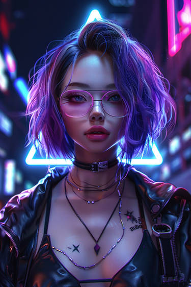 Cyberpunk Girl Ai Art By Adultapp On Deviantart