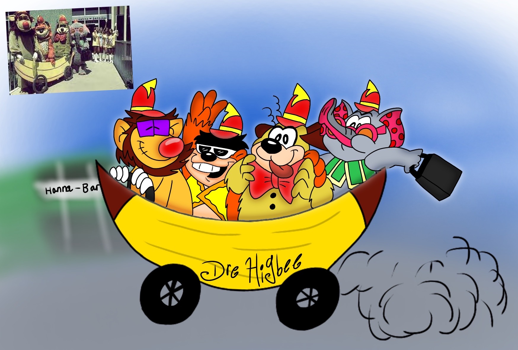 The Banana Splits Off To Work By Mcdnalds2016 On Deviantart