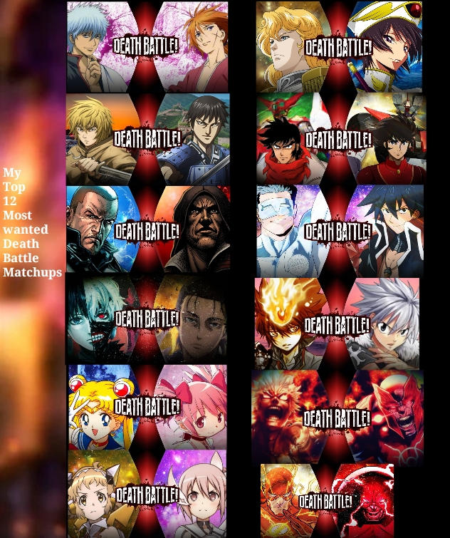 My Top 12 most wanted Death Battle Matchups by Ahmad2345Light on DeviantArt My Top 12 most wanted Death Battle Matchups by Ahmad2345Light on DeviantArt