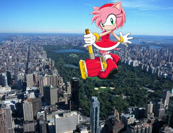 Giant Amy In New York Ny By Thomasthehedgehog00 On Deviantart