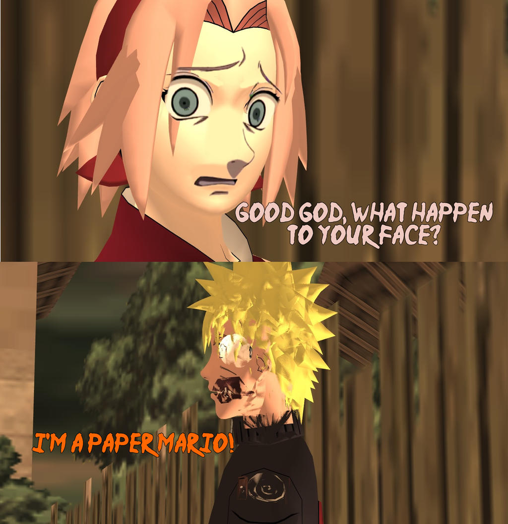 Naruto Becomes 2 D By Michaeljordy On Deviantart