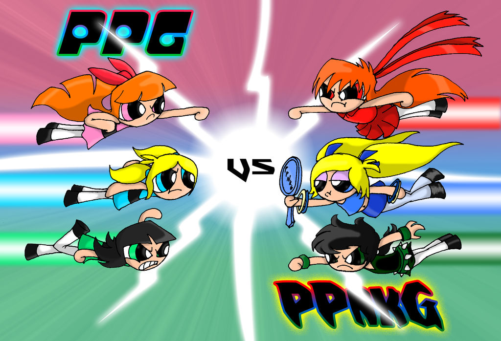 Powerpuff Vs Powerpunk By Tmntsam On Deviantart