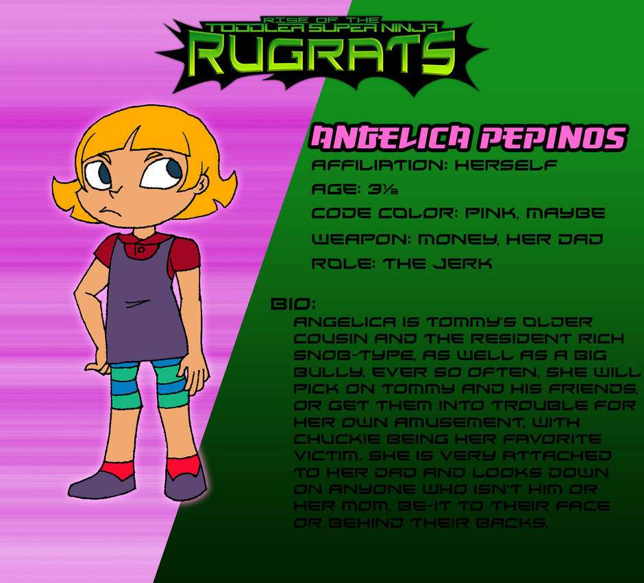 Rise Of The Tsnr Bios Angelica Pepinos By Tmntsam On Deviantart
