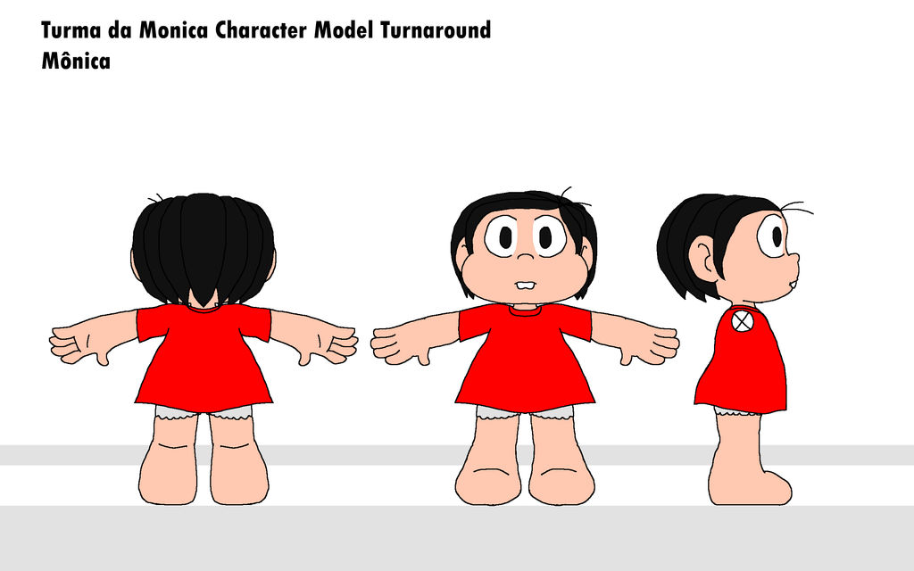 Turma Da Monica Model Monica By Tmntsam On Deviantart