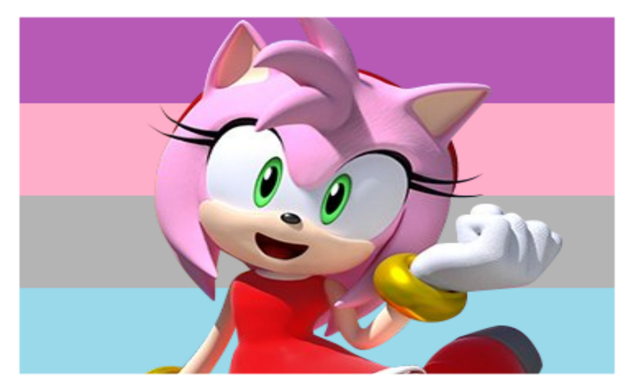 A Lesbian Amy Rose By Eddiestrickland18 On Deviantart