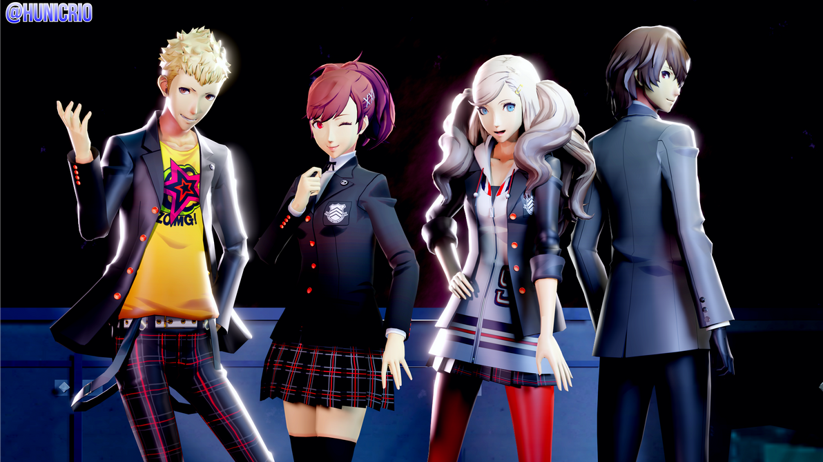Femc In Persona 5 Blender By Hunicrio On Deviantart