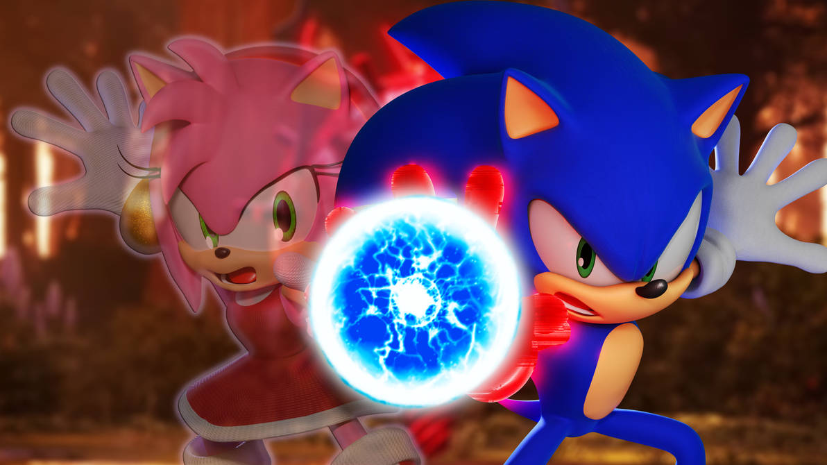 Sonic Frontiers - Sonic And Amy by Hunicrio on DeviantArt Sonic Frontiers - Sonic And Amy by Hunicrio on DeviantArt