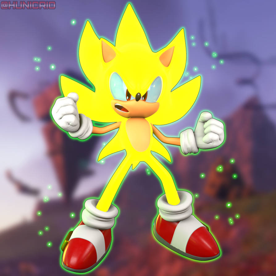 Sonic Frontiers - Super Sonic by Hunicrio on DeviantArt Sonic Frontiers - Super Sonic by Hunicrio on DeviantArt