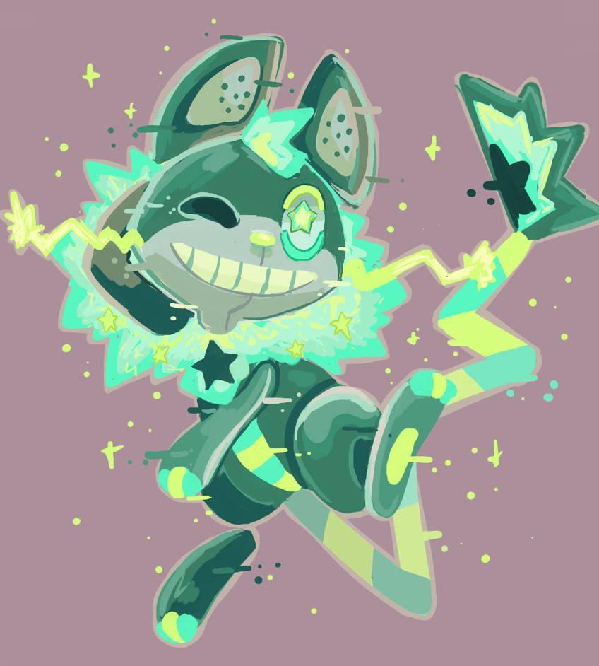 Glitch Kitty By Blippin On Deviantart