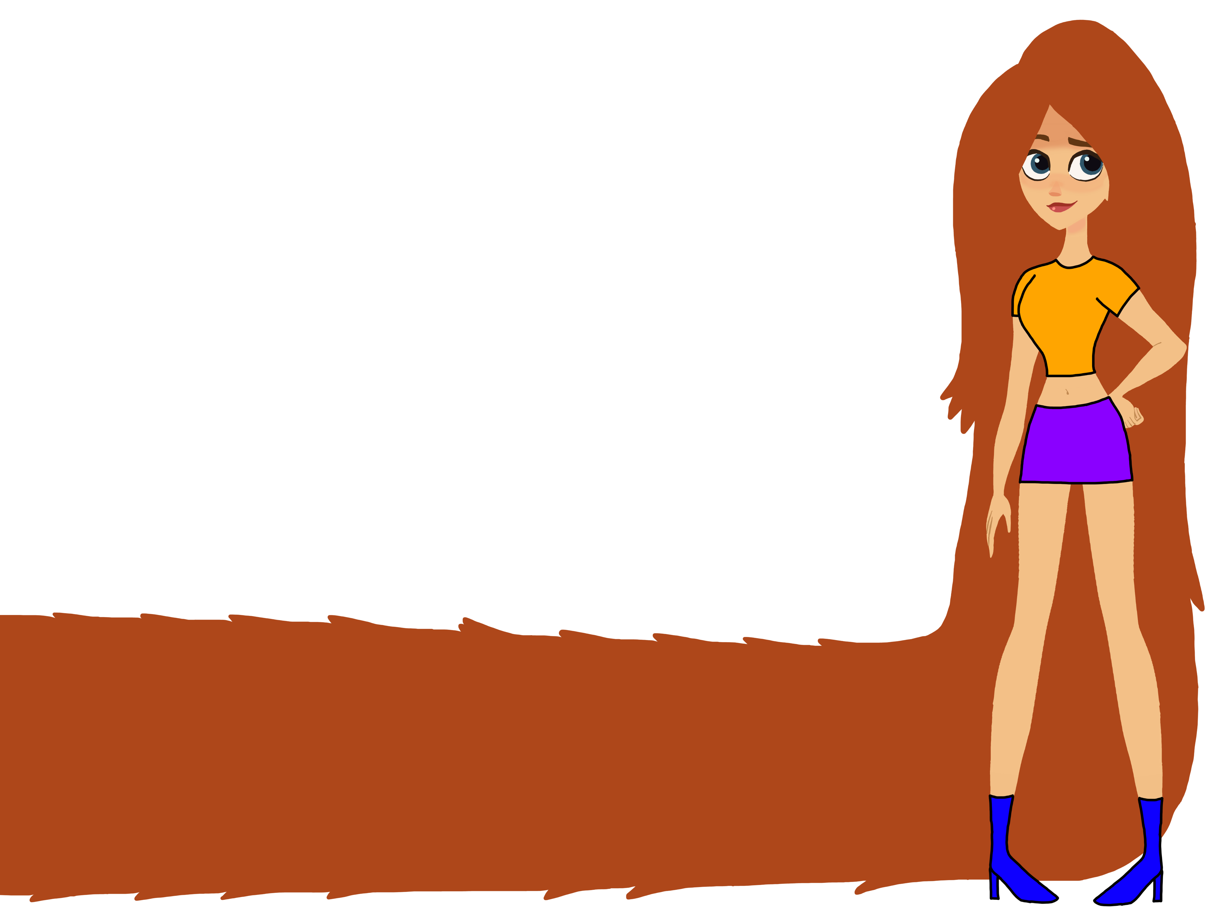 Abbypunzel Grows Her Very Long Rapunzel Hair By Gabediva04 On Deviantart