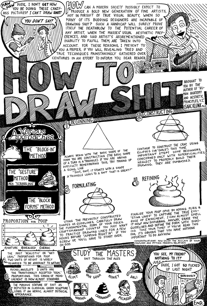 Inkstud: How To Draw Shit by ComicArtistsUnite on DeviantArt