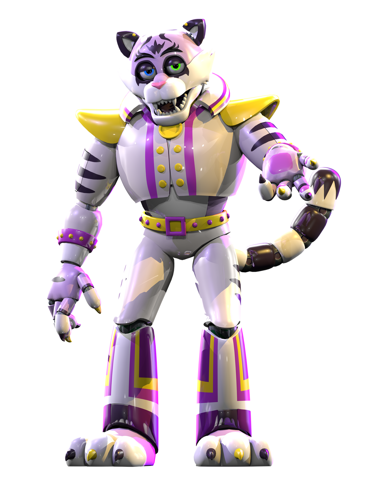 C4drender Glamrock Tiger Rock By Blackroseswagz On Deviantart