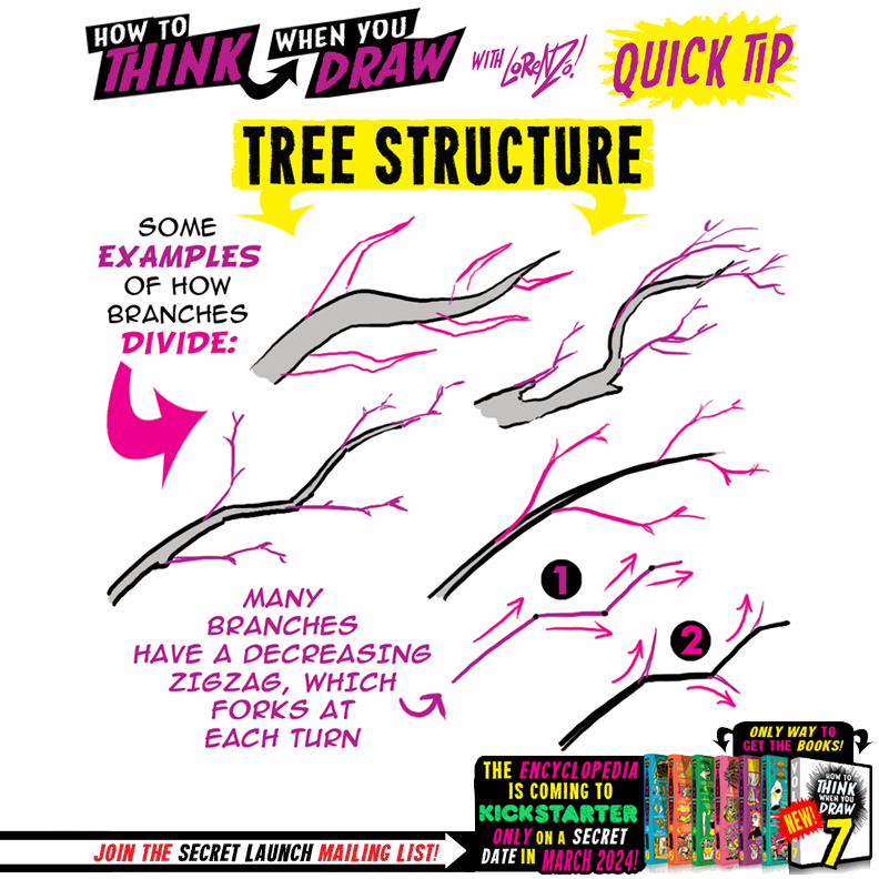 How To Think When You Draw Branches Quick Tip By Etheringtonbrothers