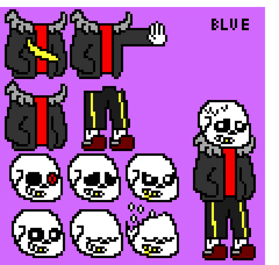 Underfell Sans Sprite Sheet by ItsMeBlueberry on DeviantArt Underfell Sans Sprite Sheet by ItsMeBlueberry on DeviantArt