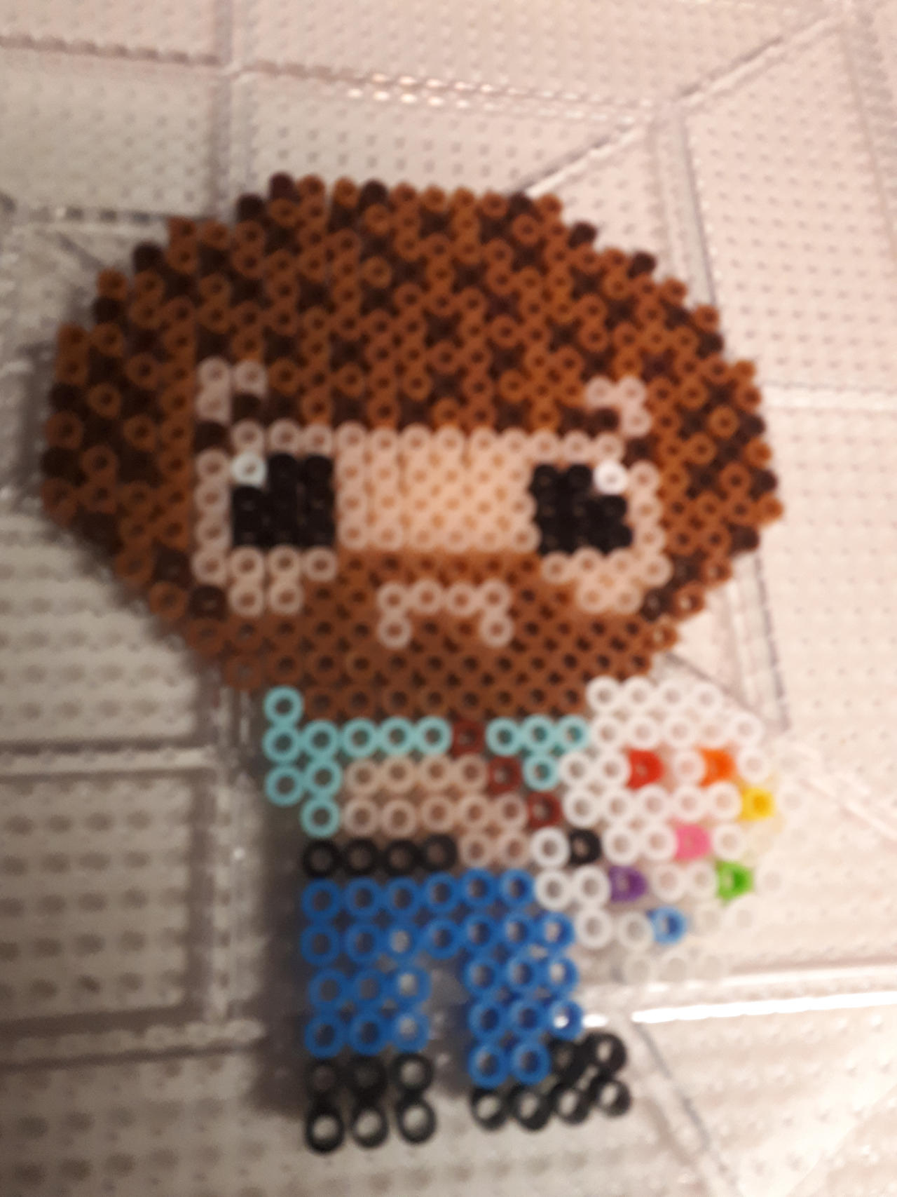 Bob Ross Perler Bead Creation By Birdgoddess123 On Deviantart