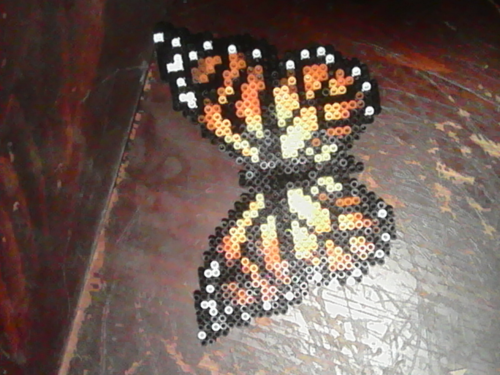 Monarch Butterfly Perler Bead Creation By Birdgoddess123 On Deviantart