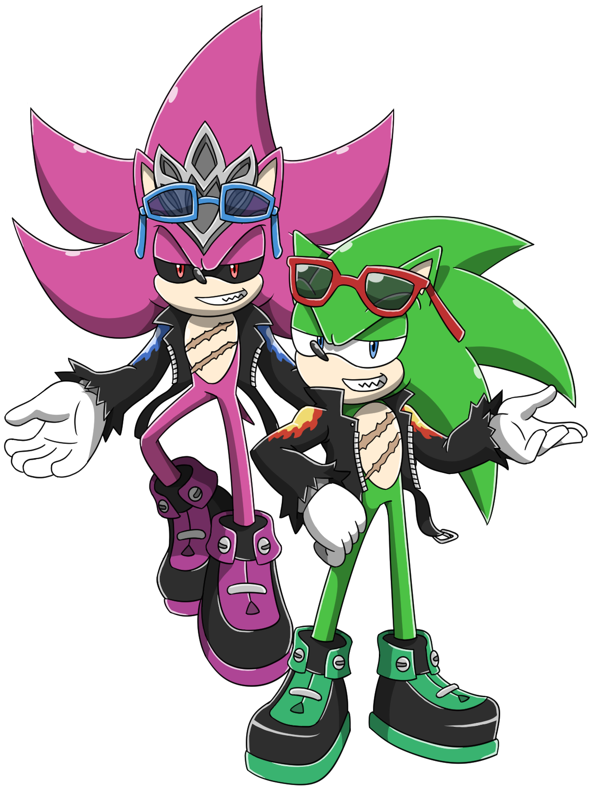 Scourge The Hedgehog By Vgafanatic On Deviantart