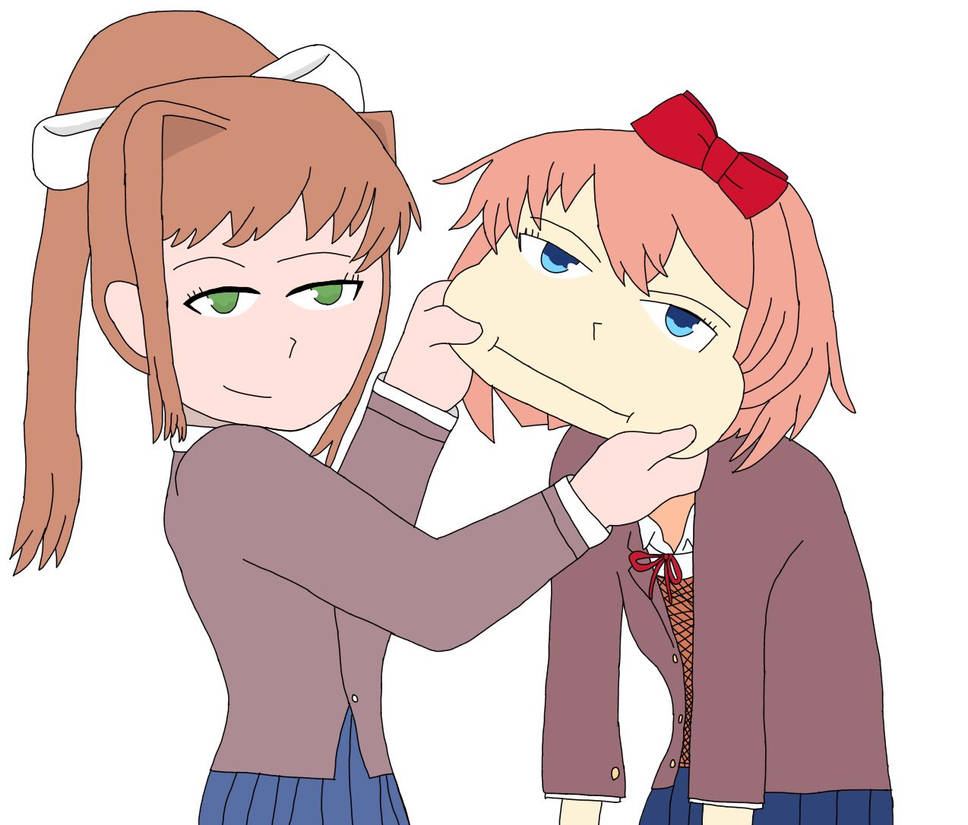 A Poor Stretchy Sayori Face Attendance By Ngmrx On Deviantart