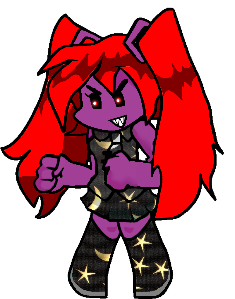 Friday Night Funkin Edits Evil Miku By Johnnyrabbit57 On Deviantart