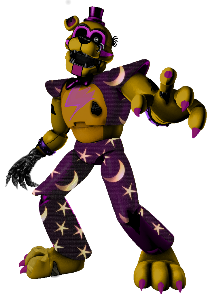 Fnaf Sb Glamrock Golden Freddy Fredbear By Johnnyrabbit57 On Deviantart