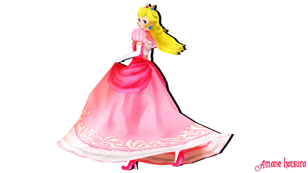 Mmd Tda ~ Princess Toadstool ~ Princess Peach By Amanehatsura On