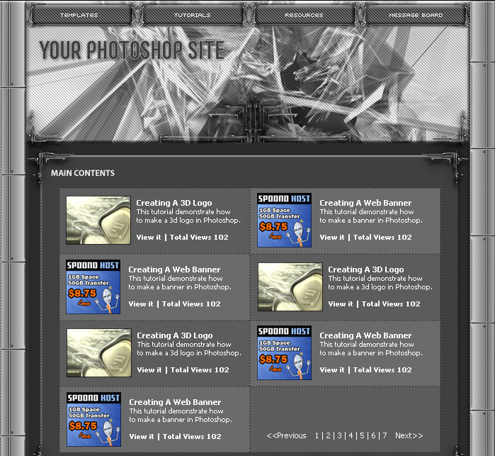Tutorial website template. by designcode on DeviantArt