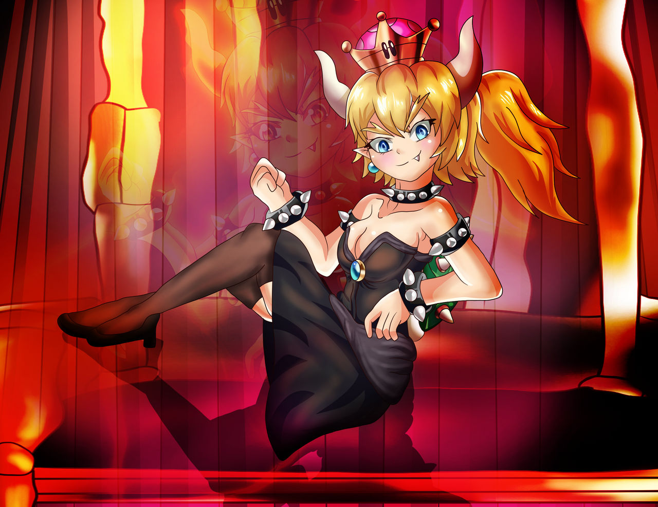 Bowsette By Firerman2 On Deviantart