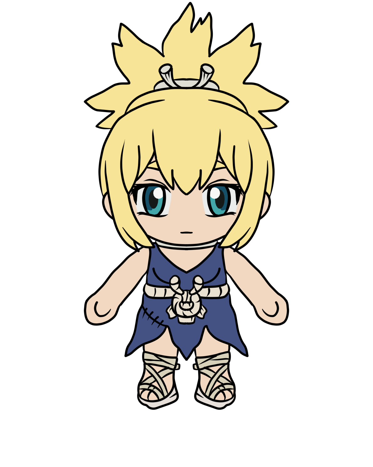 Kohaku Doctor Stone Mini Doll By Firerman2 On Deviantart