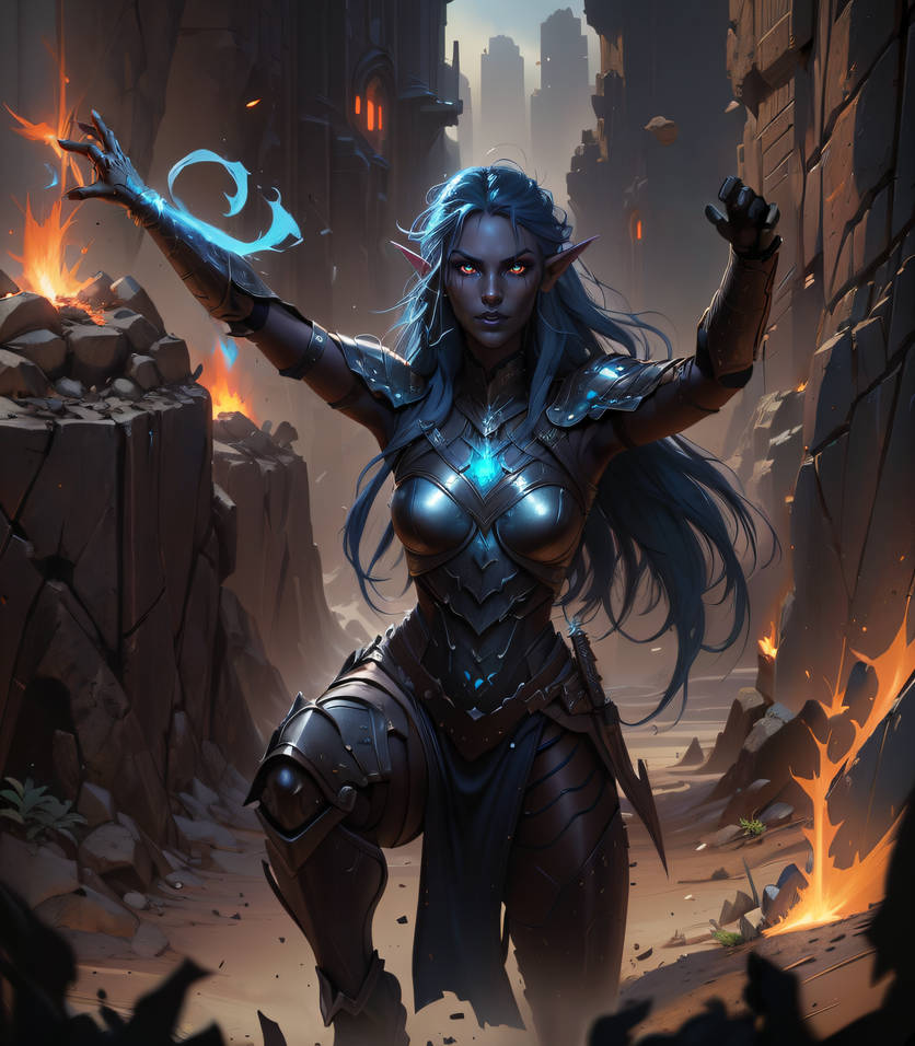 Elven Frost Mage By Stumbler84 On Deviantart
