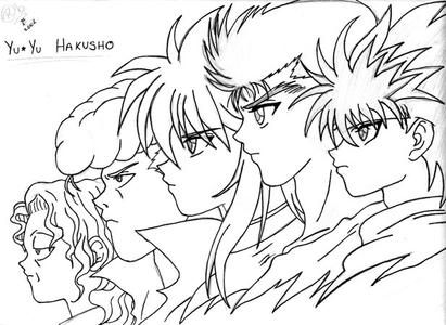 Yu Yu Hakusho by lordragonr on DeviantArt
